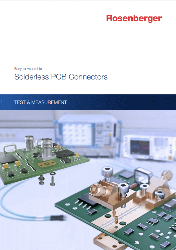 Rosenberger Solderless PCB Connectors Flyer | TTI Europe