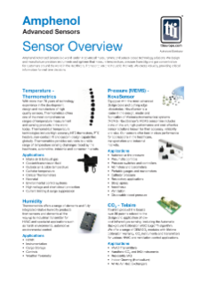 Amphenol Sensor Overview | TTI Europe