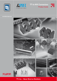 AVX Connectors Product Guide | TTI Europe