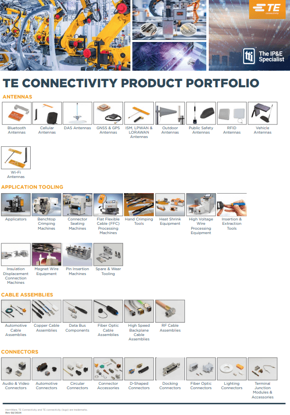TTI TE Product Line Card | TTI Europe